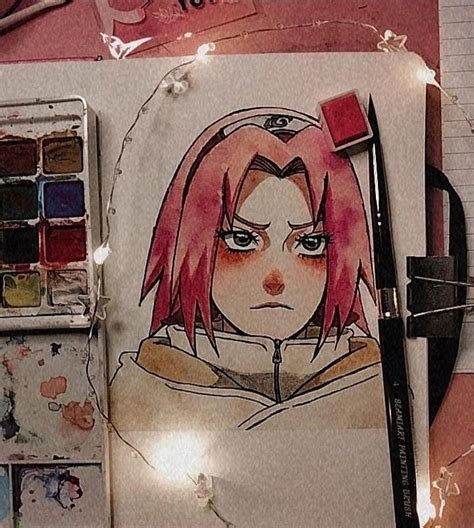 Sakura Sketch 💞👑 Sakura Haruno Cosplay Sakura Naruto Cute