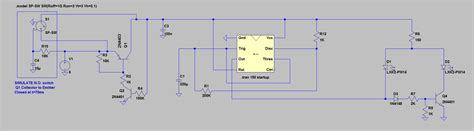 circuit design how to flash between two different sets on leds using