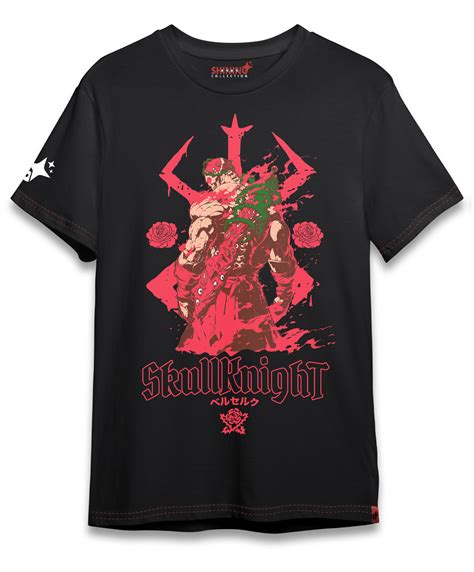 Polera Skull Knight Berserk Long Fit Unisex Shiningcollection