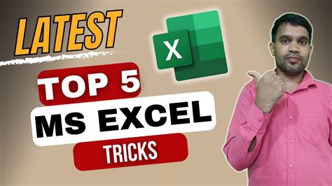 Top 5 Excel Tricks Improve Your Excel Skills Youtube