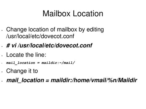 PPT Implementing POP3 And IMAP4 Using Dovecot PowerPoint Presentation