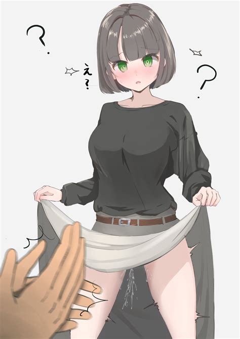 Variant0083 Original Highres 1girl Black Hair Black Shirt