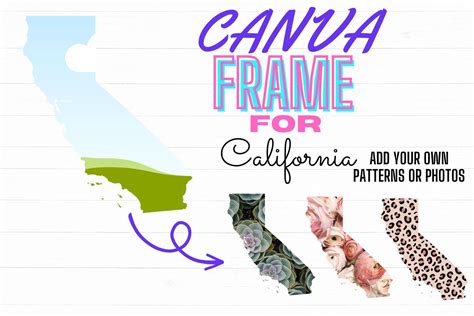 Canva Frame For California Digital Graphic By Digitaldesignslaura · Creative Fabrica