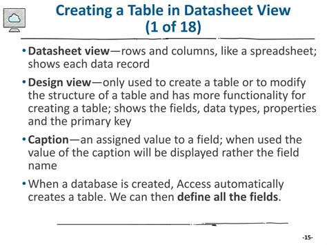 m0dule 1 ms access databases and database objects pdf