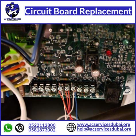Circuit Board Replacement 0522112800 Ac Services Dubai