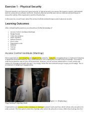Lab Implementing Physical Security Measures Pdf Exercise Physical Security Physical