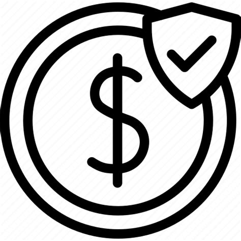Money Security Verified Shield Protected Protection Secure Icon Download On Iconfinder
