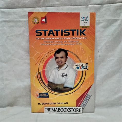 Statistik Untuk Kedokteran Dan Kesehatan M Sopiyudin Dahlan Lazada