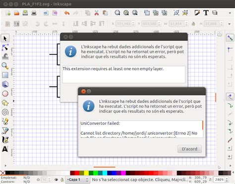 Anomena I Desa Inkscape Error Uniconvertor Failed Solucionat