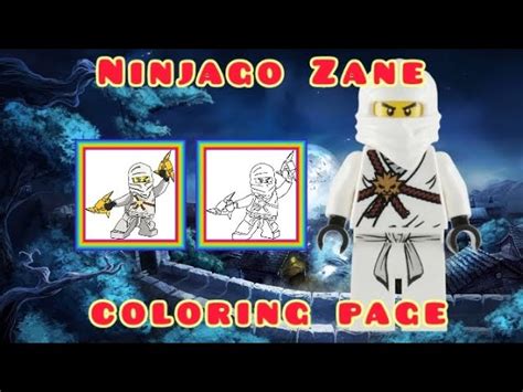 Zane Ninjago Coloring Pages