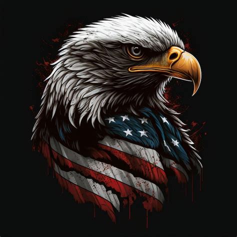 14 000 Bald Eagle American Flag Pictures