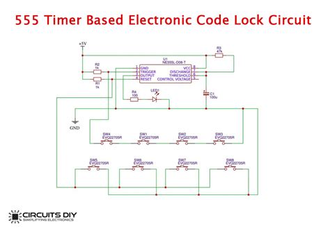 Digital Combination Lock Circuit Diagram Circuit Diagram