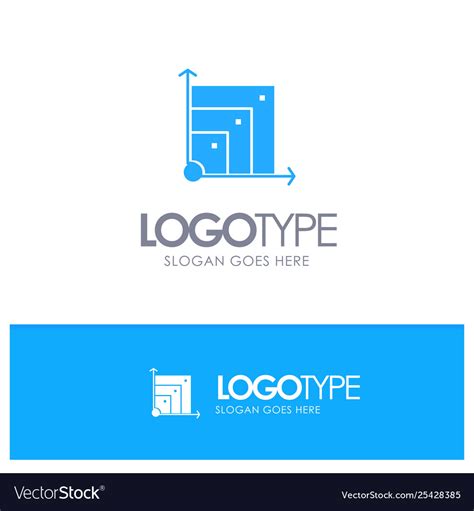 Scalable System Science Blue Royalty Free Vector Image