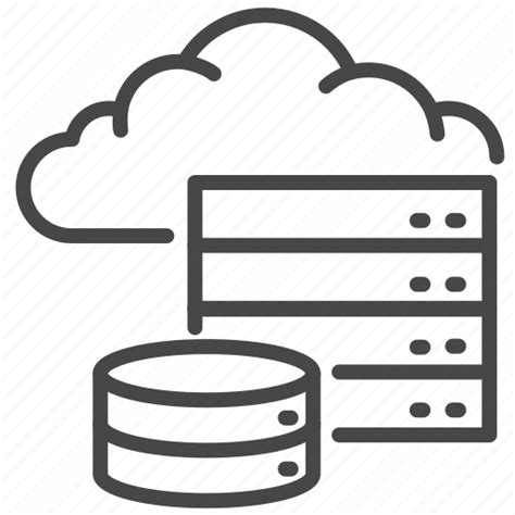Cloud Database Development Server Web Website Data Icon