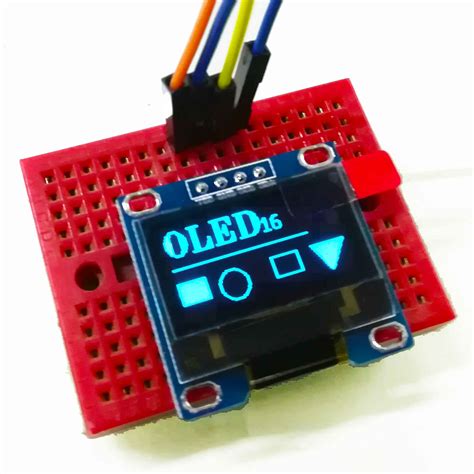 OLED Display Blue I C x Tech Bazar টক বজর