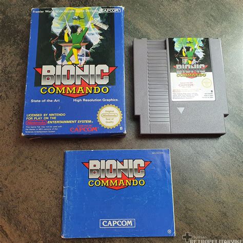 Nes Bionic Commando Cib Nintendo Entertainment System Nes