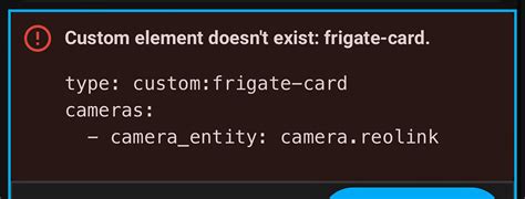 Frigate Lovelace Card Doesnt Appear In Add Card Screen Frontend Home Assistant Community