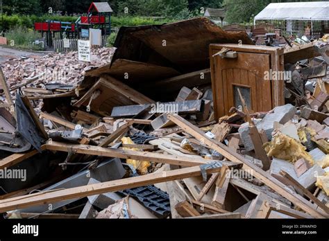 Remains Of The Crooked House Pub In Himley Where A Fire Broke Out On