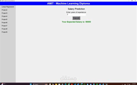 Salary Prediction Application مستقل