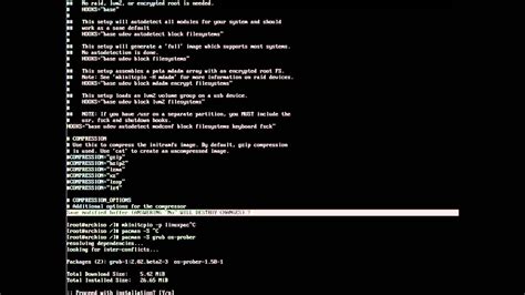 Archlinux Installation Part06 Generate Initrd And Install Grub 廣東話 Youtube