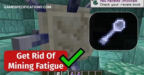 How To Get Rid Of Mining Fatigue In Minecraft Game Specifications
