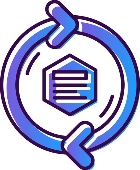 Refresh Arrow Gradient Filled Icon 41868878 Vector Art At Vecteezy