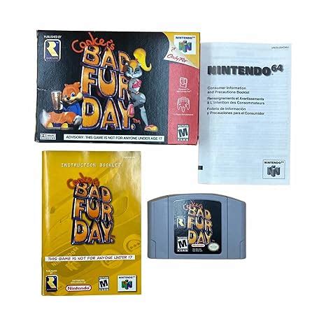 Conkers Bad Fur Day Nintendo 64 Nintendo 64 Video Games