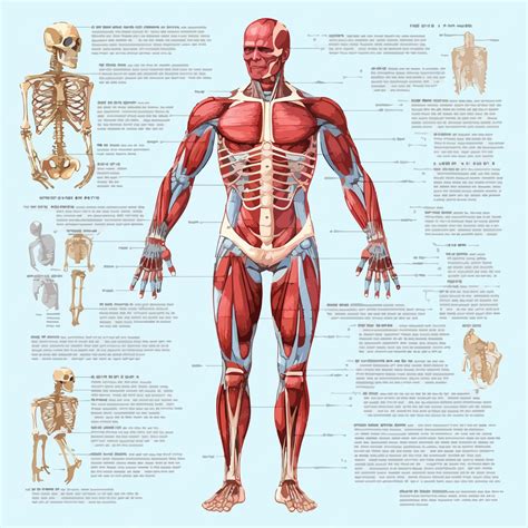 Anatomical Structure Human Body Illustration Premium Ai Generated Vector