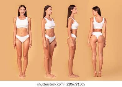 Konturtegning Av En Person 12 Duizend Women Body Front And Side View