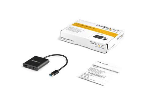 StarTech Com USB32HD2 USB To Dual HDMI Adapter Newegg Com Newegg Com