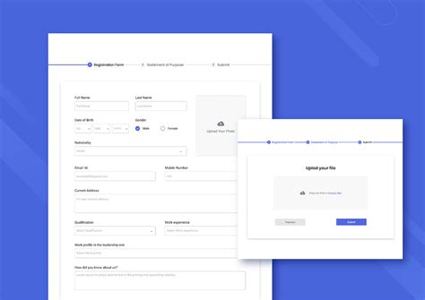 Multi Step Form Ui Design Behance