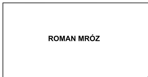 Roman MrÓz