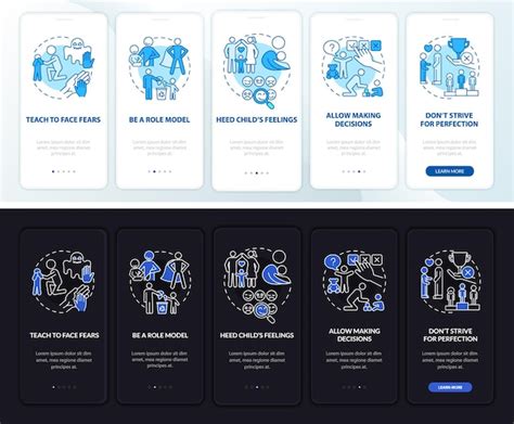 Premium Vector Messaging Service Pros Onboarding Mobile App Page Screen Chat History