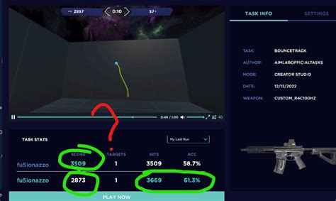 I Even Got 73 Accuracy Then Why Does It Give Me Less Score If Im Doing Better R Aimlab