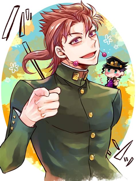 Kujo Jotaro And Kakyoin Noriaki Jojo No Kimyou Na Bouken And 1 More