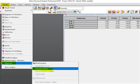 How To Find Forces Transferred By Rigid Links In Robot Structural Analysis