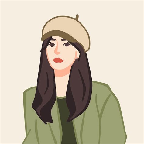 Premium Vector Beautiful Korean Girl Vector Illustration