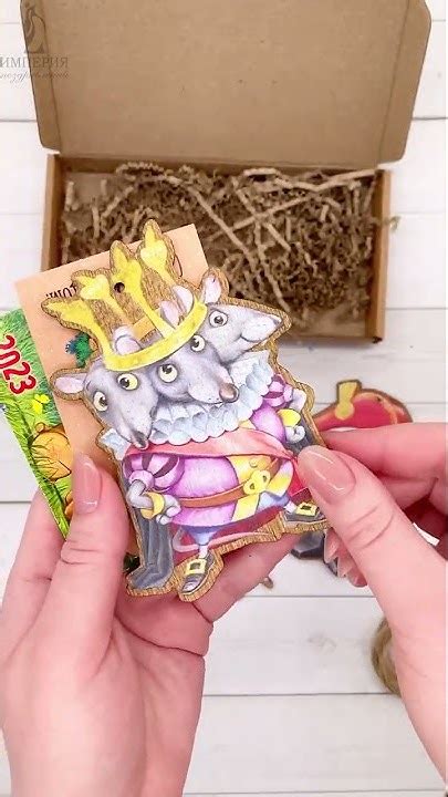 Набор елочных игрушек Щелкунчик Мари и Мышиный Король Youtube