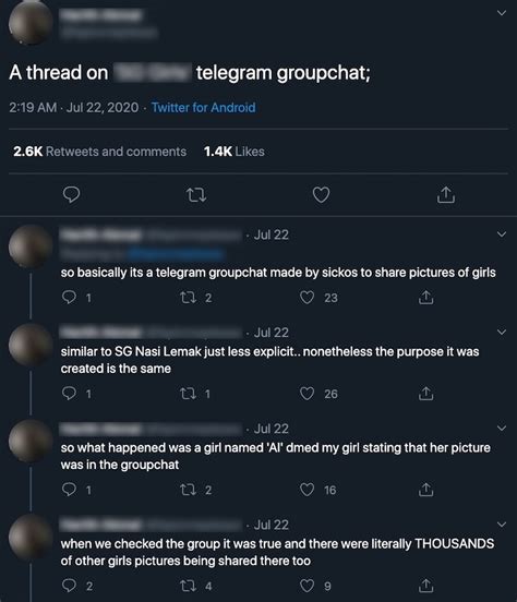 Pictures Of Singaporean Girls Circulate On New Telegram Channel