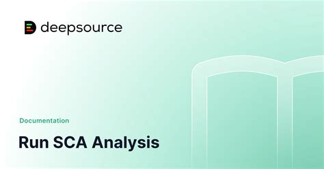 Run Sca Analysis Deepsource
