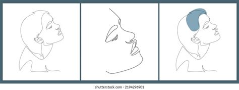 Sexy Women Line Art Continuous Drawing Stock Vector Royalty Free