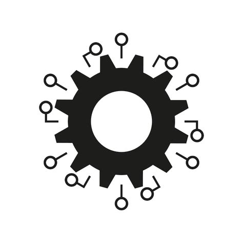 Premium Vector Data Integration Outline Icon For Graphic Design Logo