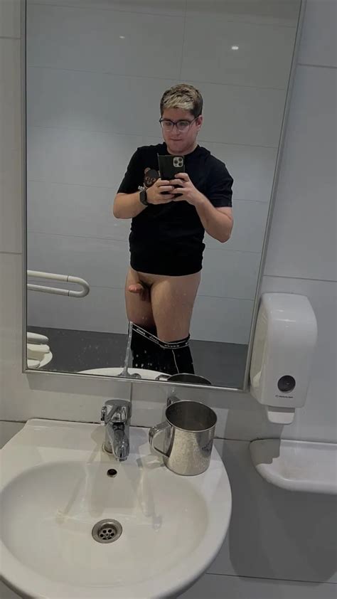 Naked In A Mall Public Toilet Pics XHamster