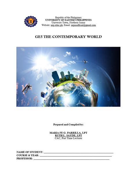 Ge5 Tcw Module 1 Pdf Globalization Economies
