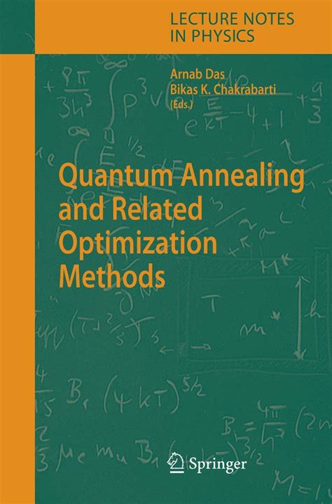 Quantum Annealing And Related Optimization Methods 679 Buy Online At Best Price In Ksa Souq