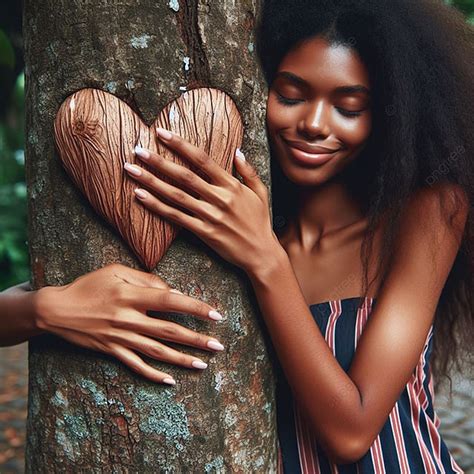 Woman Hugging Tree Background Images Hd Pictures And Wallpaper For