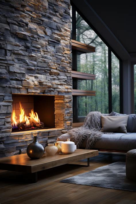 30 Stunning Stone Fireplace Ideas For Your Home Artofit