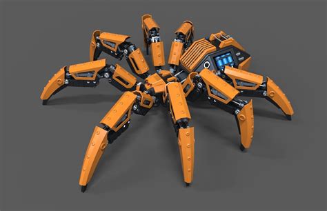 Robot Spider 3d Model Artofit