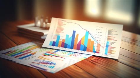 Premium Ai Image Statistic Charts With Data Ai Generated Image