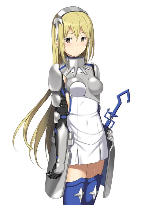 Safebooru 1girl Aiz Wallenstein Armor Armored Skirt Ashizuki Black